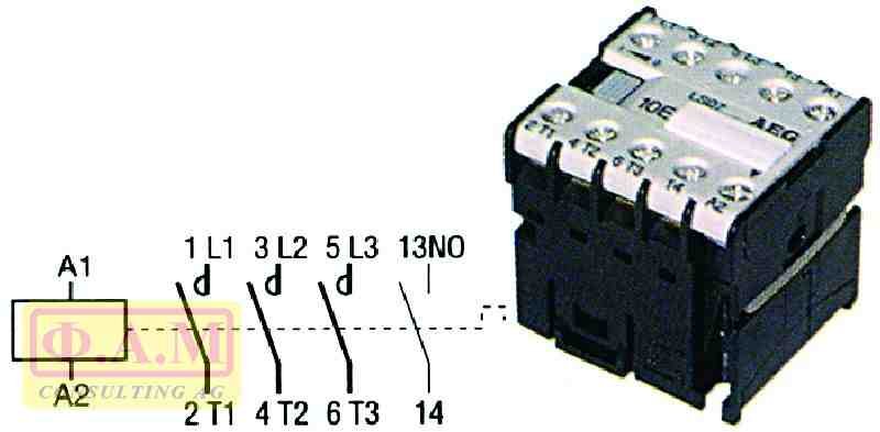 CONTACTOR AEG LS07 926147